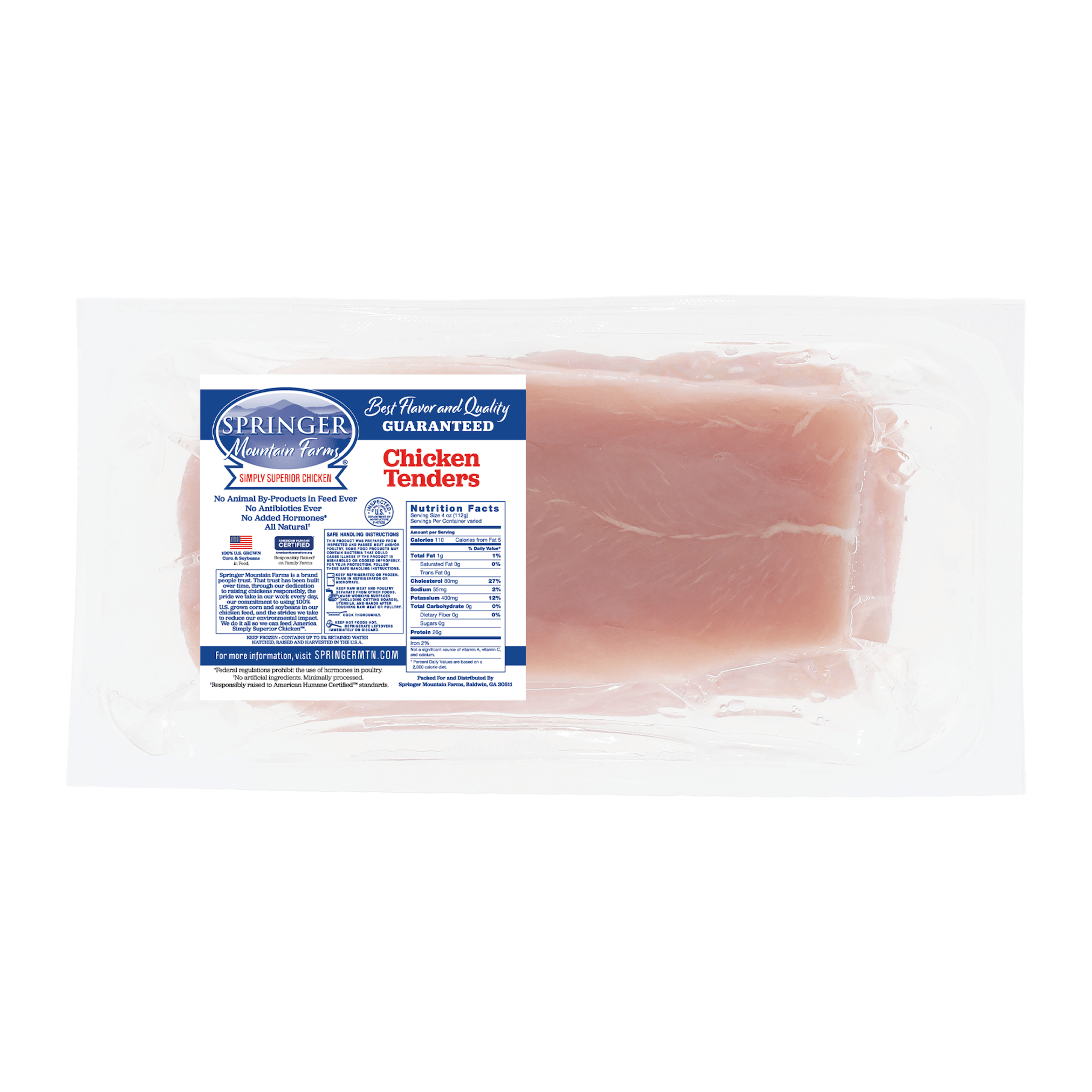 Springer Mountain Farms Chicken Tagged "Chicken" - Feed the Party