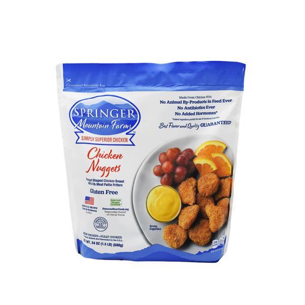 Springer Mountain Farms Gluten Free Chicken Nuggets - Feed the Party